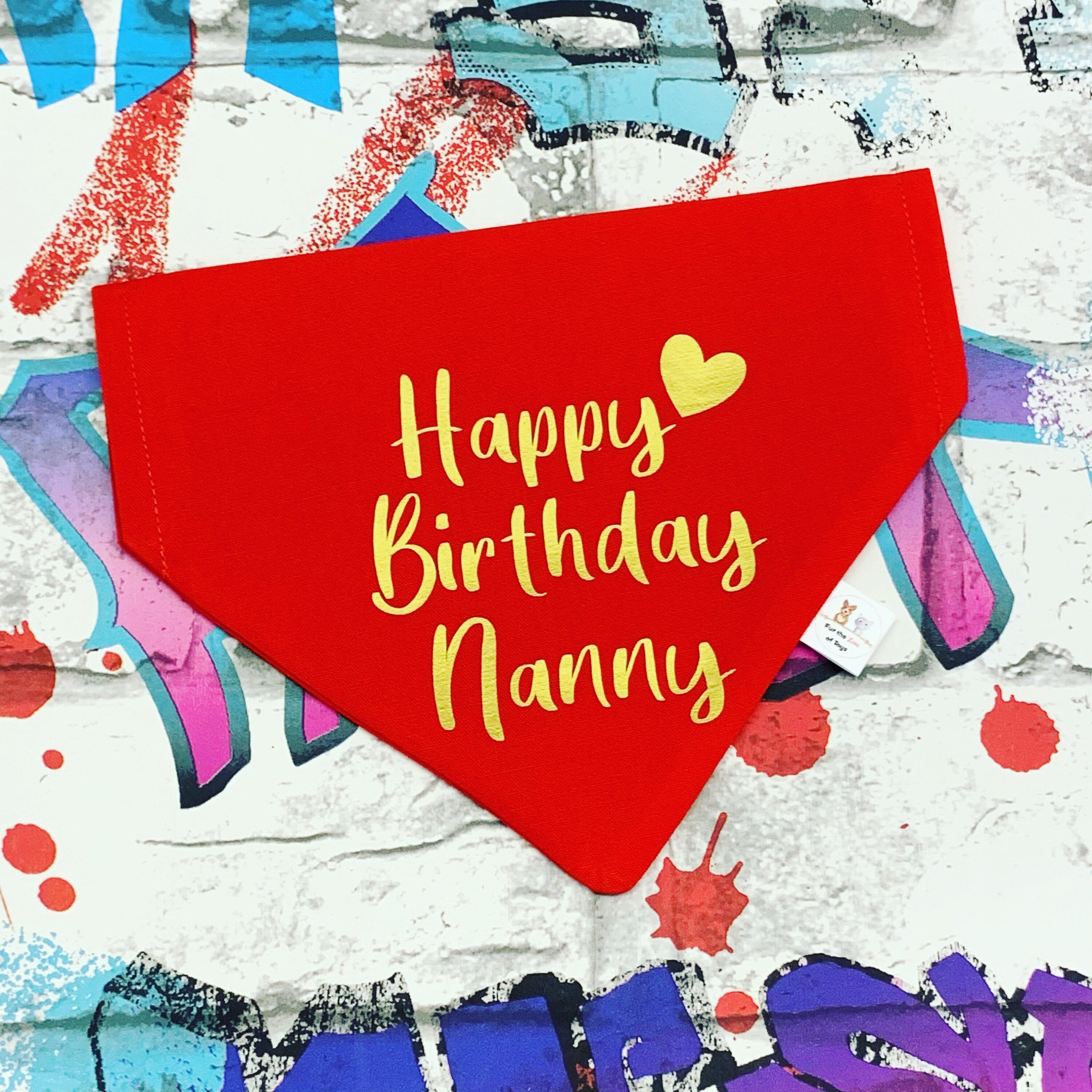 Dog / Cat Custom Text Bandana Chose Your Own Text Size - Etsy UK