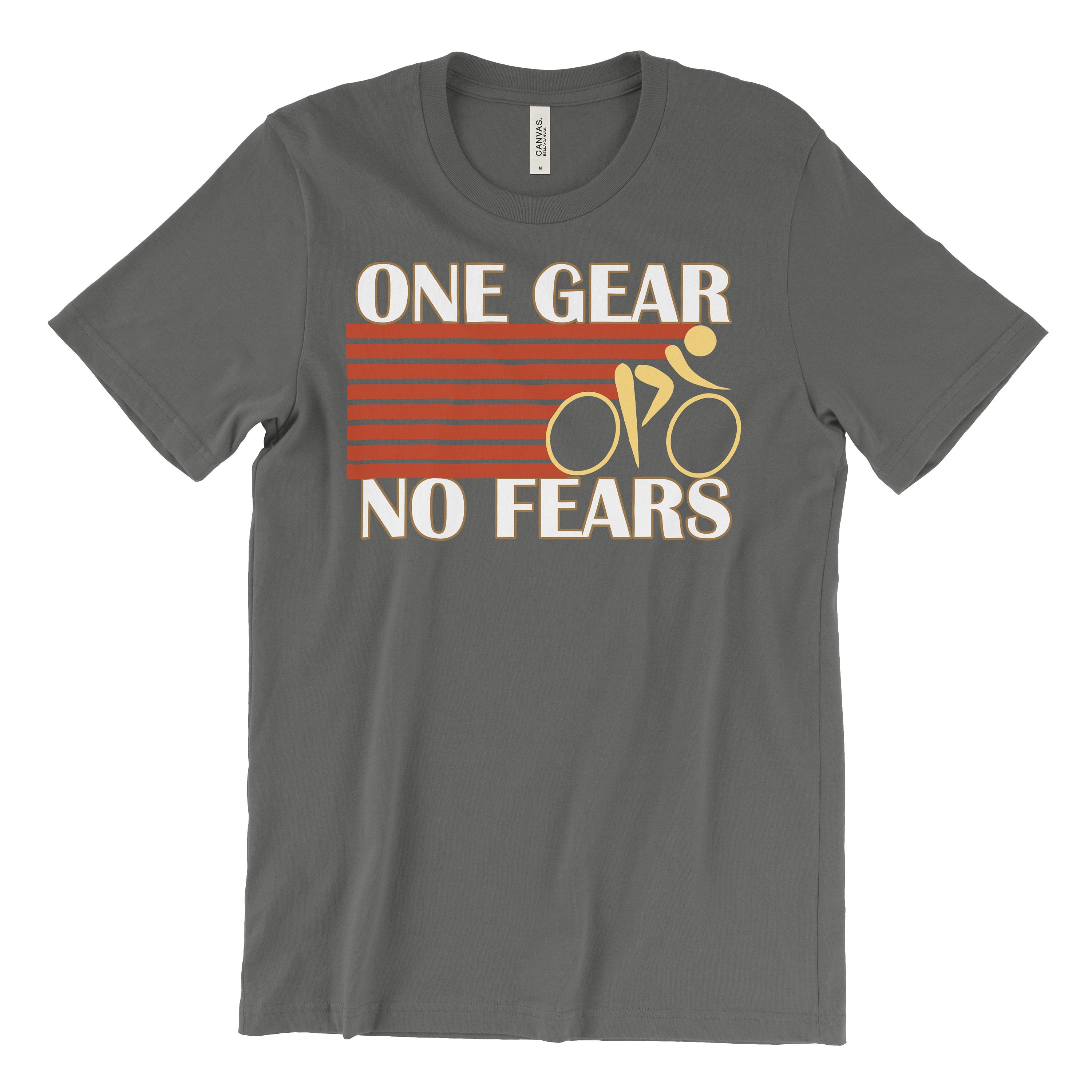Fixed Gear Bike T Shirt / No Brake Fixed Gear Shirt / Fixie Bicycle ...