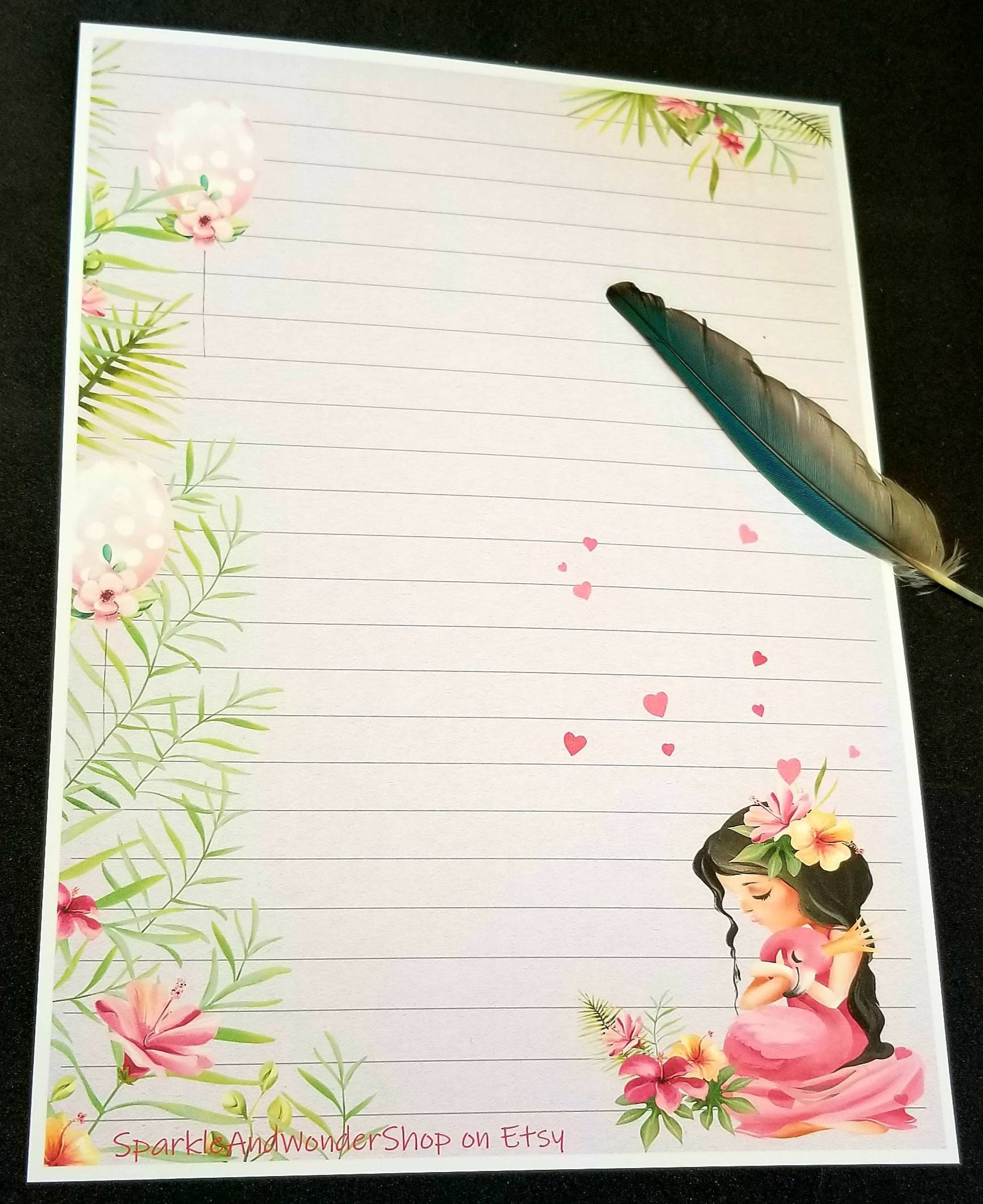 Princess Writing Paper All