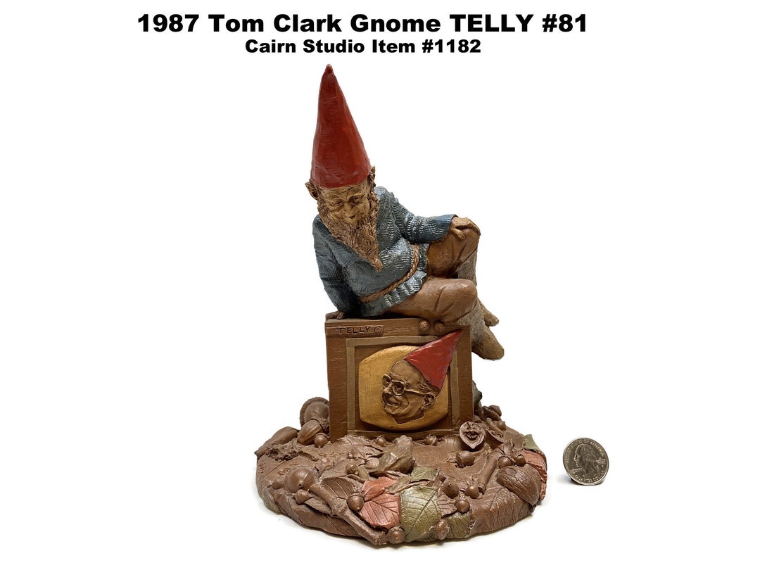 Tom Clark Gnome TELLY 81 1987 Cairn Studios Item 1182 Vintage - Etsy