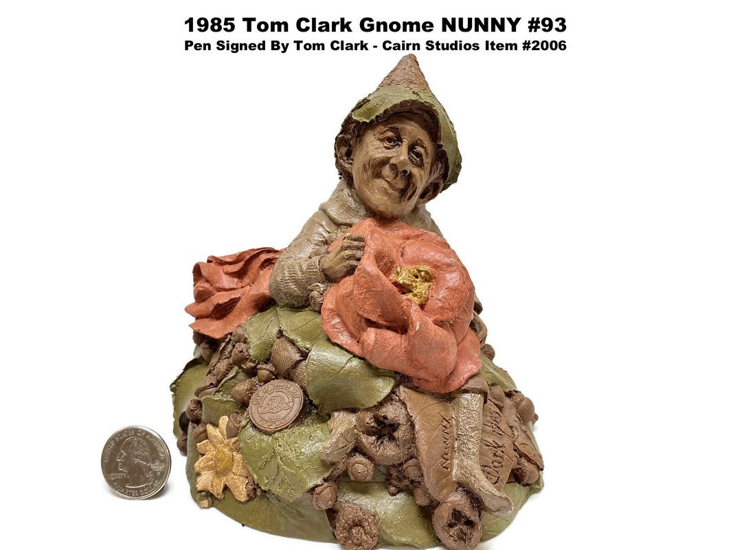 Tom Clark Gnome NUNNY #93 Pen Signed 1985 Vintage - Etsy