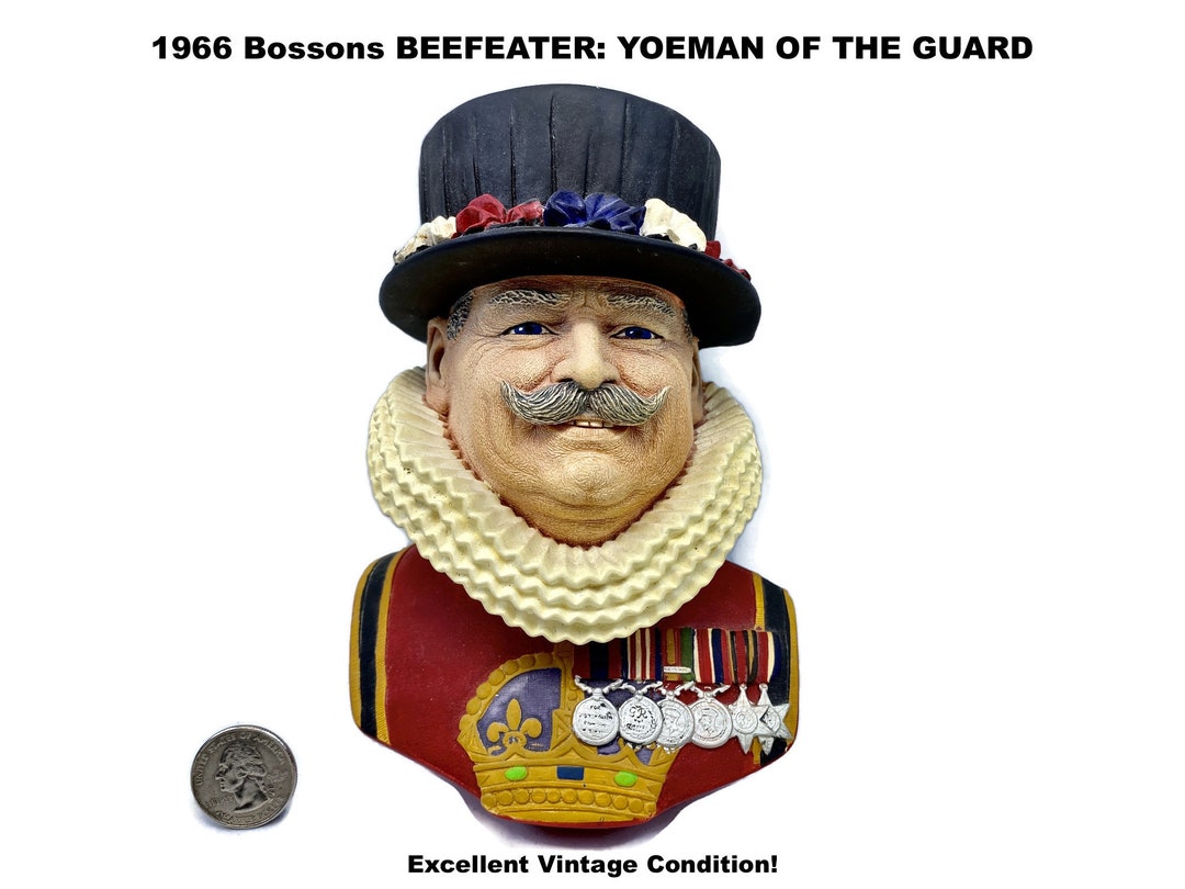 Bossons BEEFEATER YOEMAN of the GUARD 1966 Congleton England Vintage - Etsy