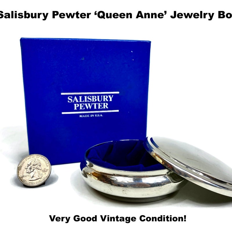 Pewter Jewelry Box - Etsy