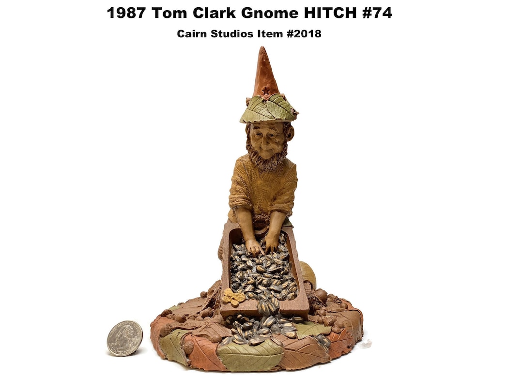 Tom Clark Gnome HITCH 74 1987 Cairn Studio Item 2018 Vintage - Etsy