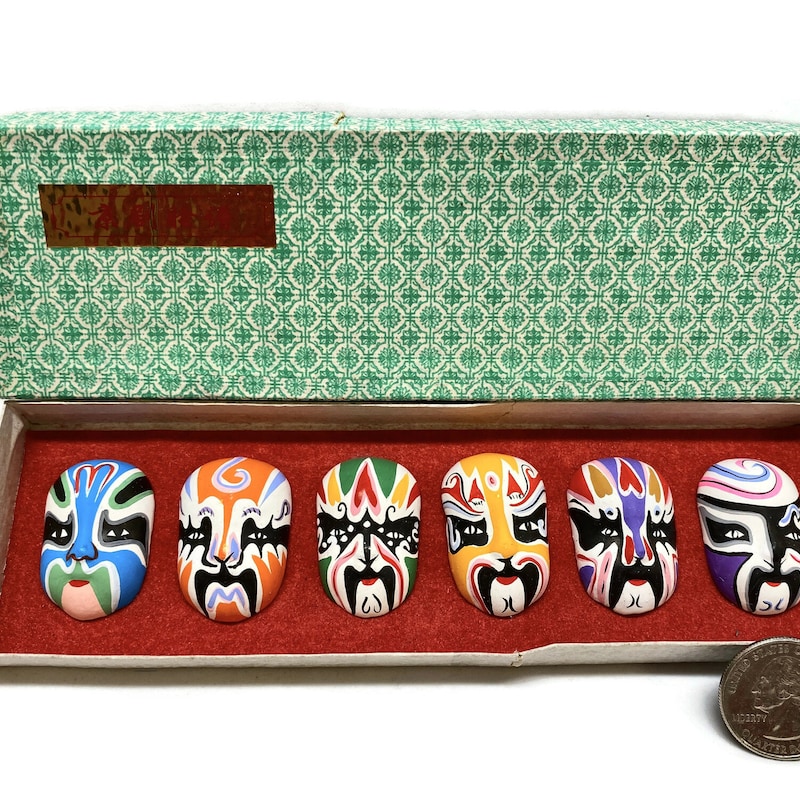 Chinese Opera Masks - Etsy