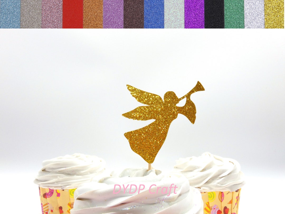 Angel Cupcake Toppers Angel Food Picks Christmas Party - Etsy