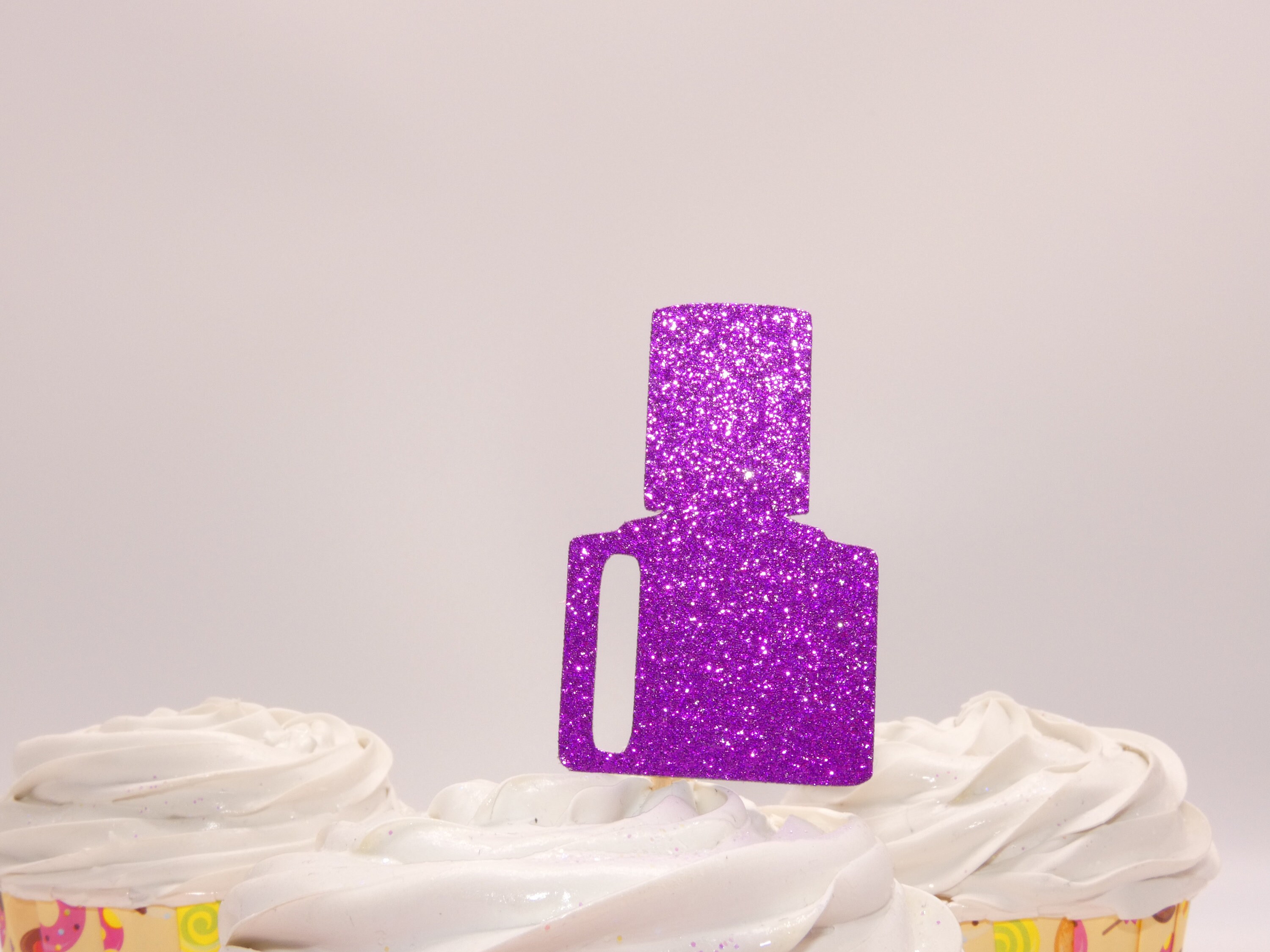 Nail Polish Cupcake Toppers Spa Party Decorations Sleepover - Etsy UK