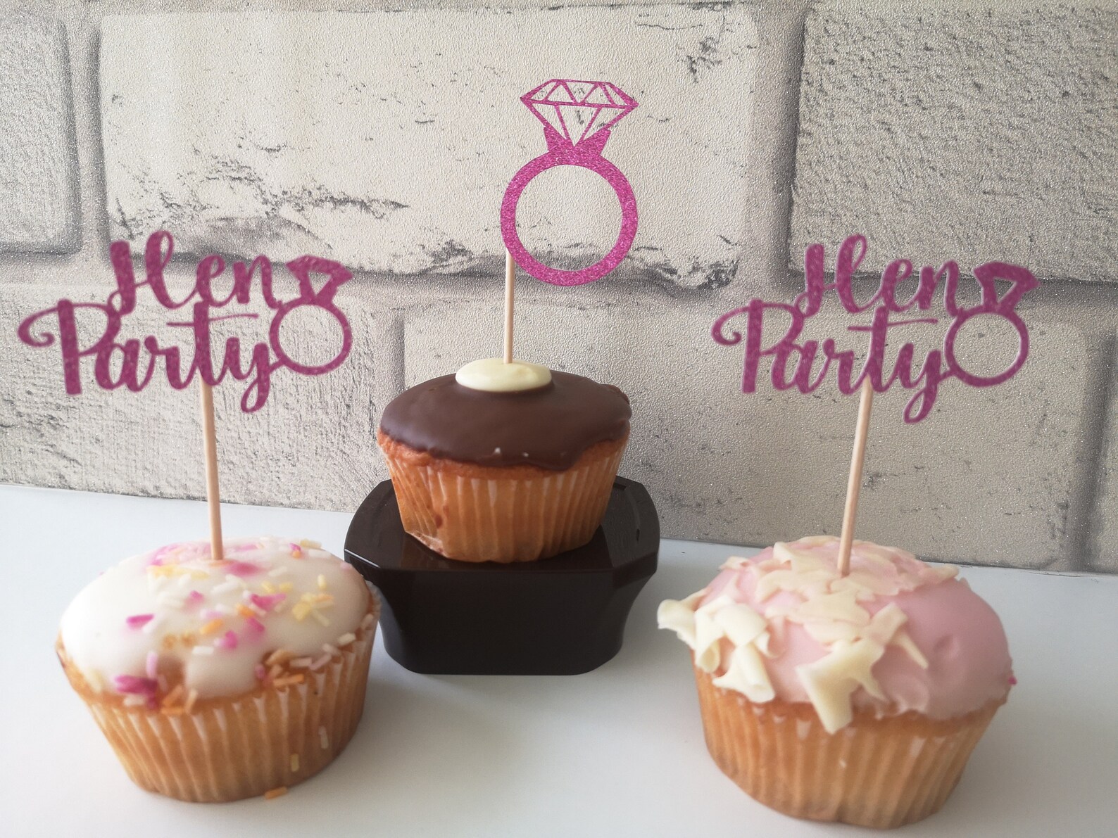 Hen Party cupcake toppers Hen Night Table Decoration Food | Etsy