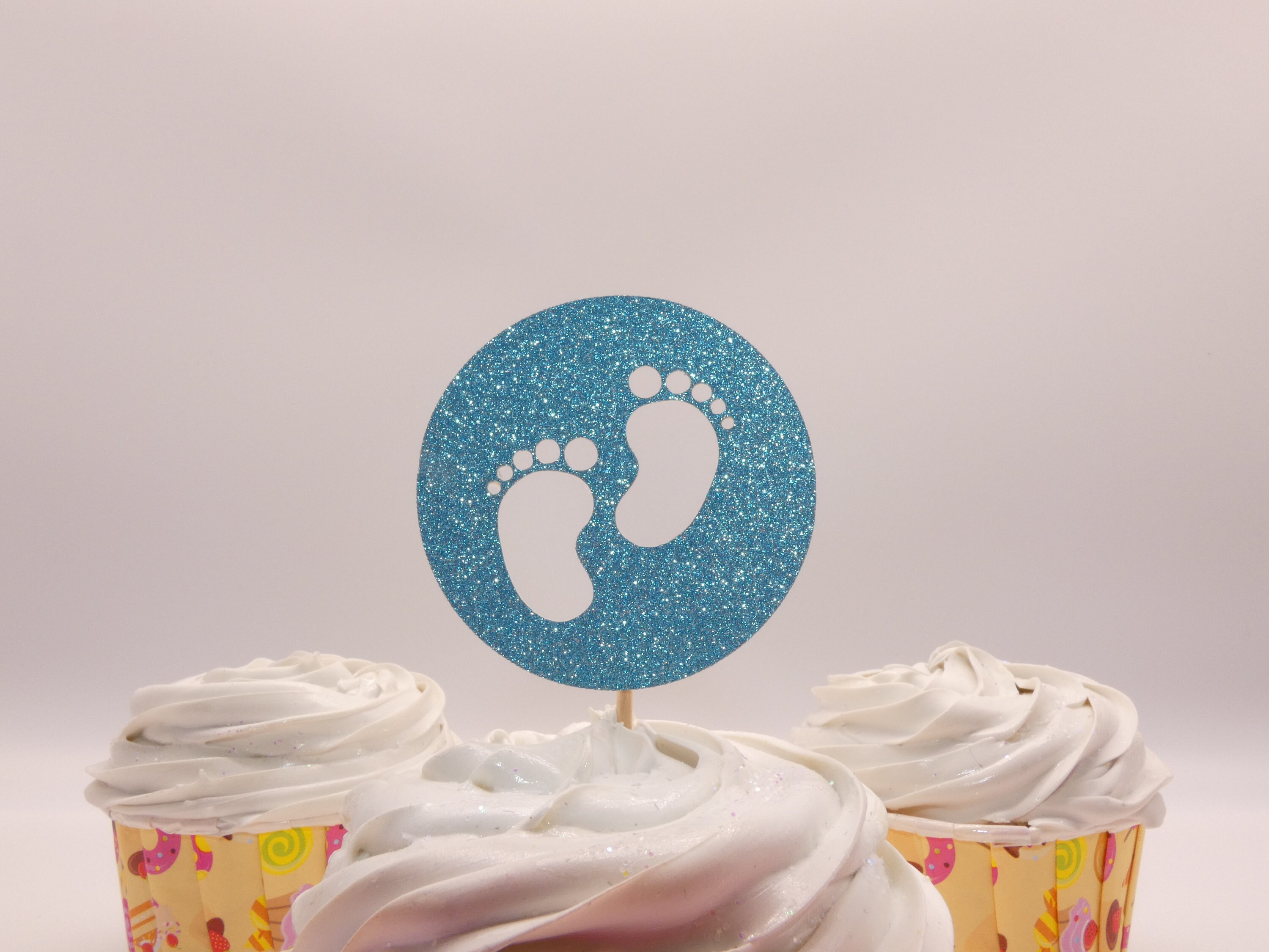 Baby Feet Cupcake Topper Baby Shower Feet Cake Topper Baby - Etsy