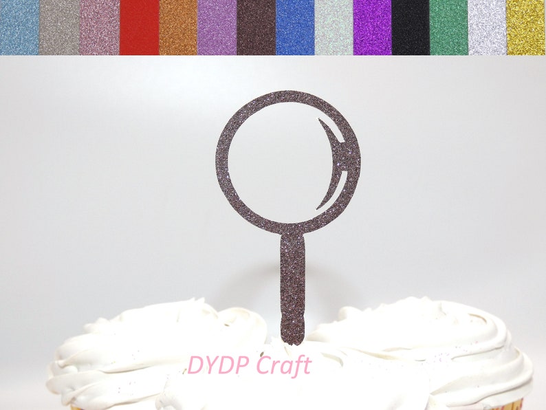 Magnifying Glass Cupcake Toppers Murder Mystery Party | Etsy Ireland