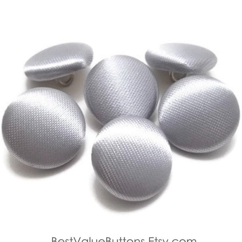 Silver Buttons - Etsy