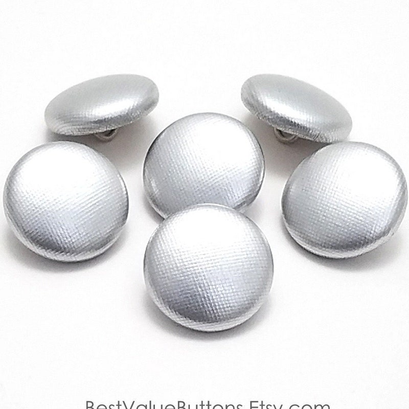 Silver Buttons - Etsy