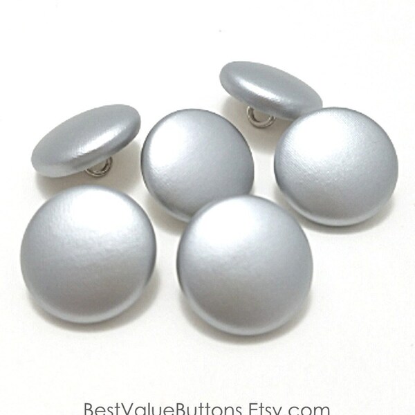 Silver Buttons - Etsy