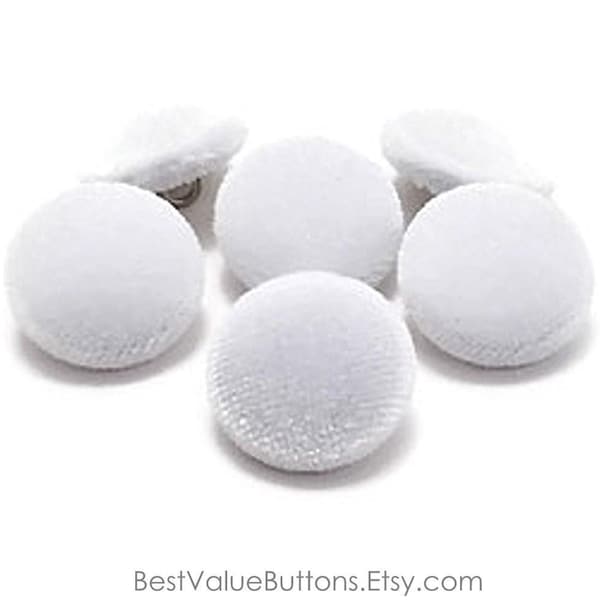 White Buttons - Etsy