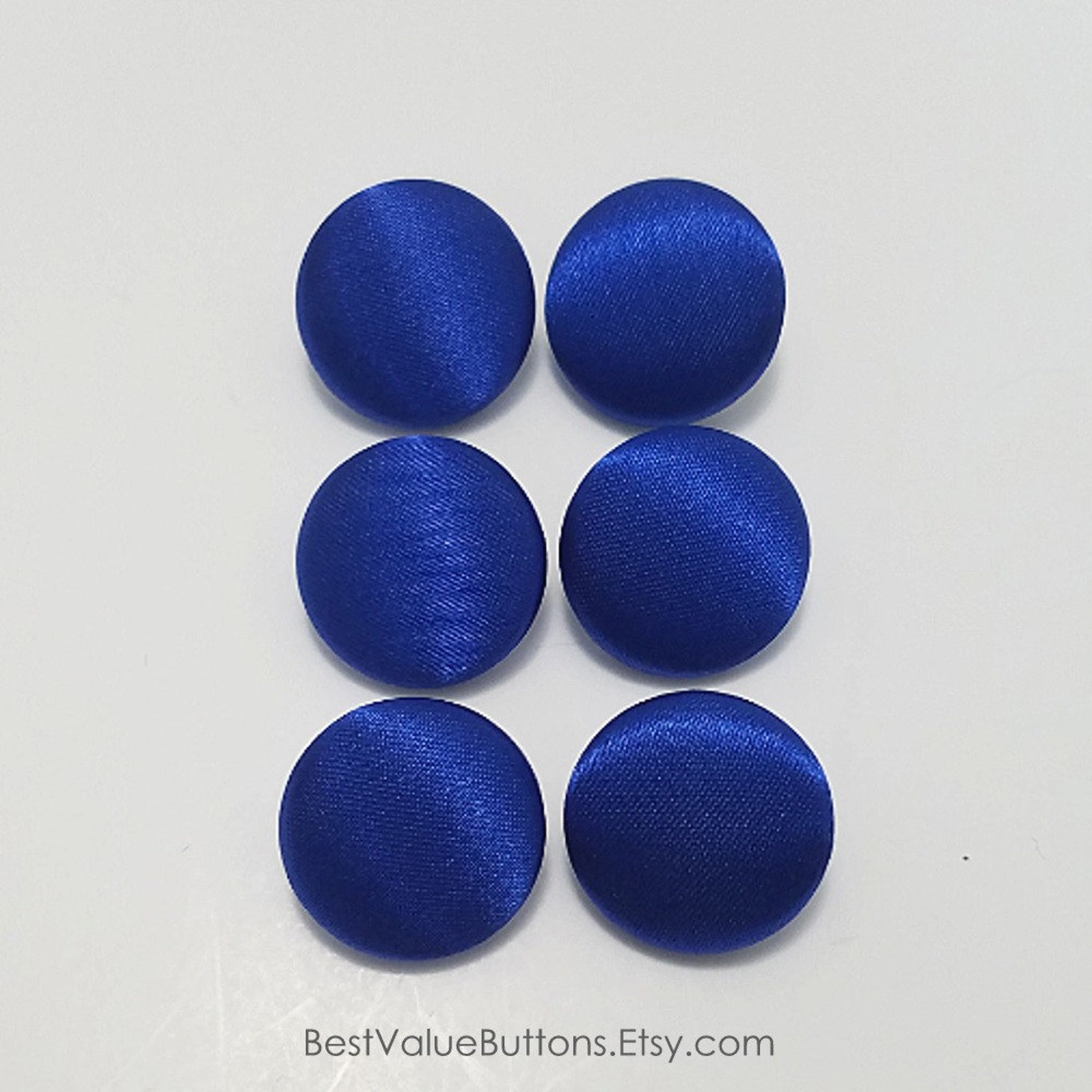 Satin Buttons Royal Blue Satin Buttons Bridal Buttons - Etsy