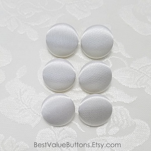 Satin Buttons, Ivory Satin Buttons, Bridal Buttons, Wedding Dress ...