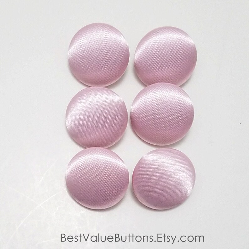 Satin Buttons Light Pink Satin Buttons Bridal Buttons | Etsy