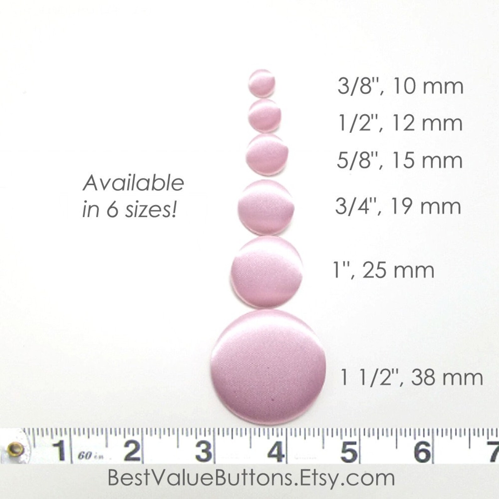 Satin Buttons, Light Pink Satin Buttons, Bridal Buttons, Wedding Dress ...