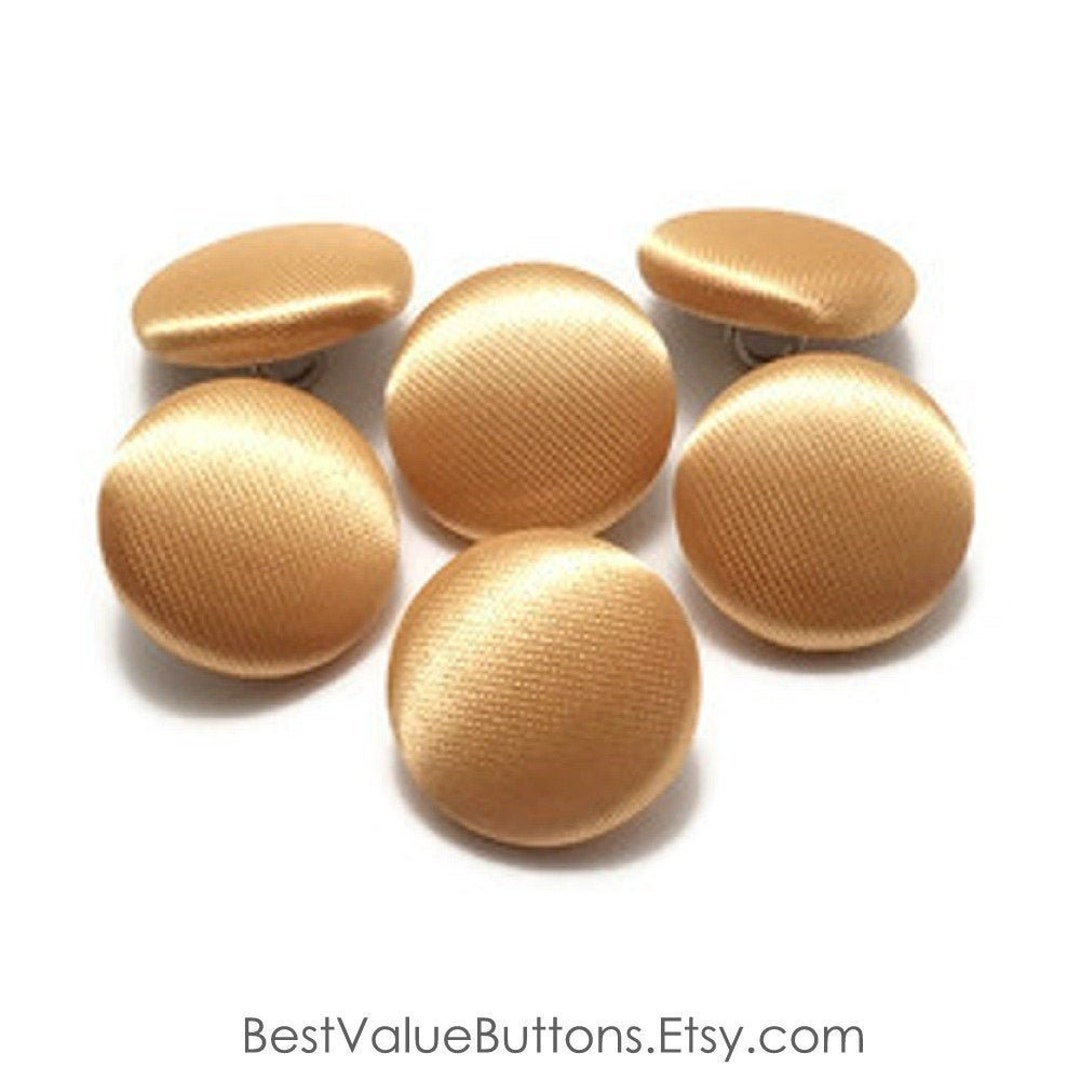 Satin Buttons, Gold Satin Buttons, Bridal Buttons, Wedding Dress Tuxedo ...