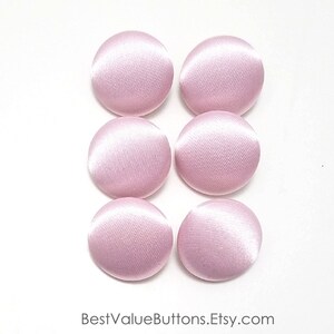 Satin Buttons, Light Pink Satin Buttons, Bridal Buttons, Wedding Dress ...