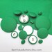 Cotton Buttons Kelly Green Cotton Fabric Buttons Shank Back - Etsy