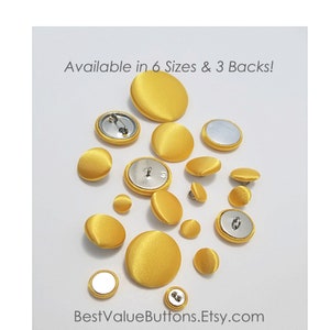 Satin Buttons Yellow Satin Buttons Bridal Buttons Wedding - Etsy