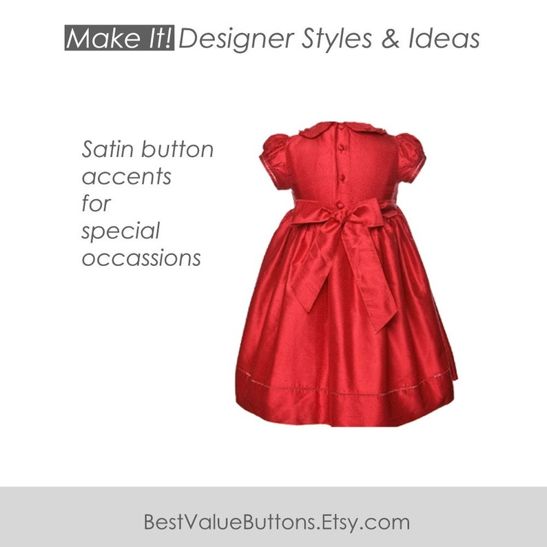 Satin Buttons, Red Satin Buttons, Bridal Buttons, Wedding Dress Tuxedo ...