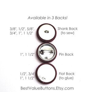 Cotton Buttons, Burgundy Merlot Cotton Fabric Buttons, Shank Back ...