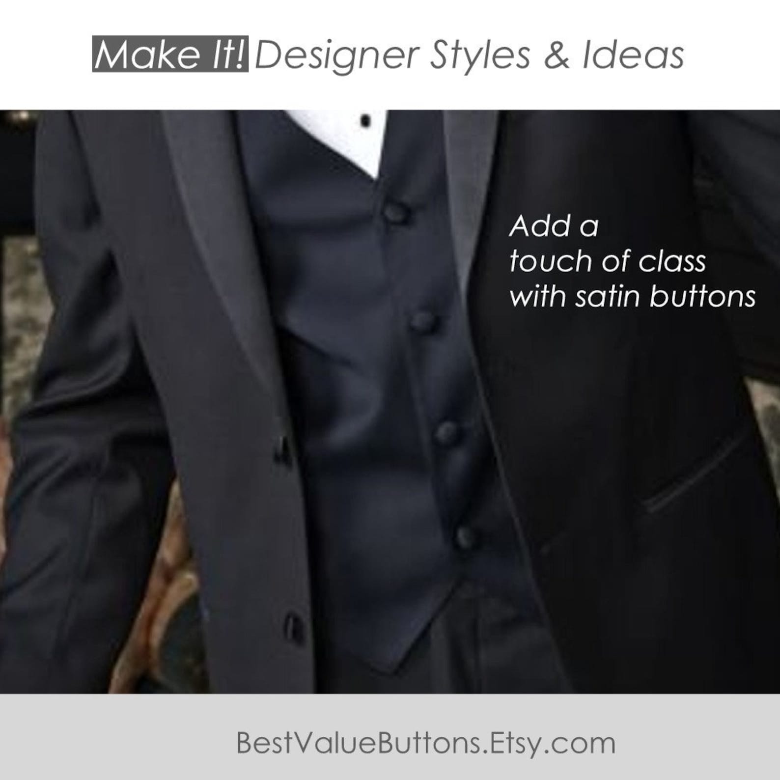 Satin Buttons, Black Satin Buttons, Bridal Buttons, Wedding Dress ...