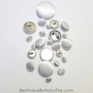 Satin Buttons, Ivory Satin Buttons, Bridal Buttons, Wedding Dress ...