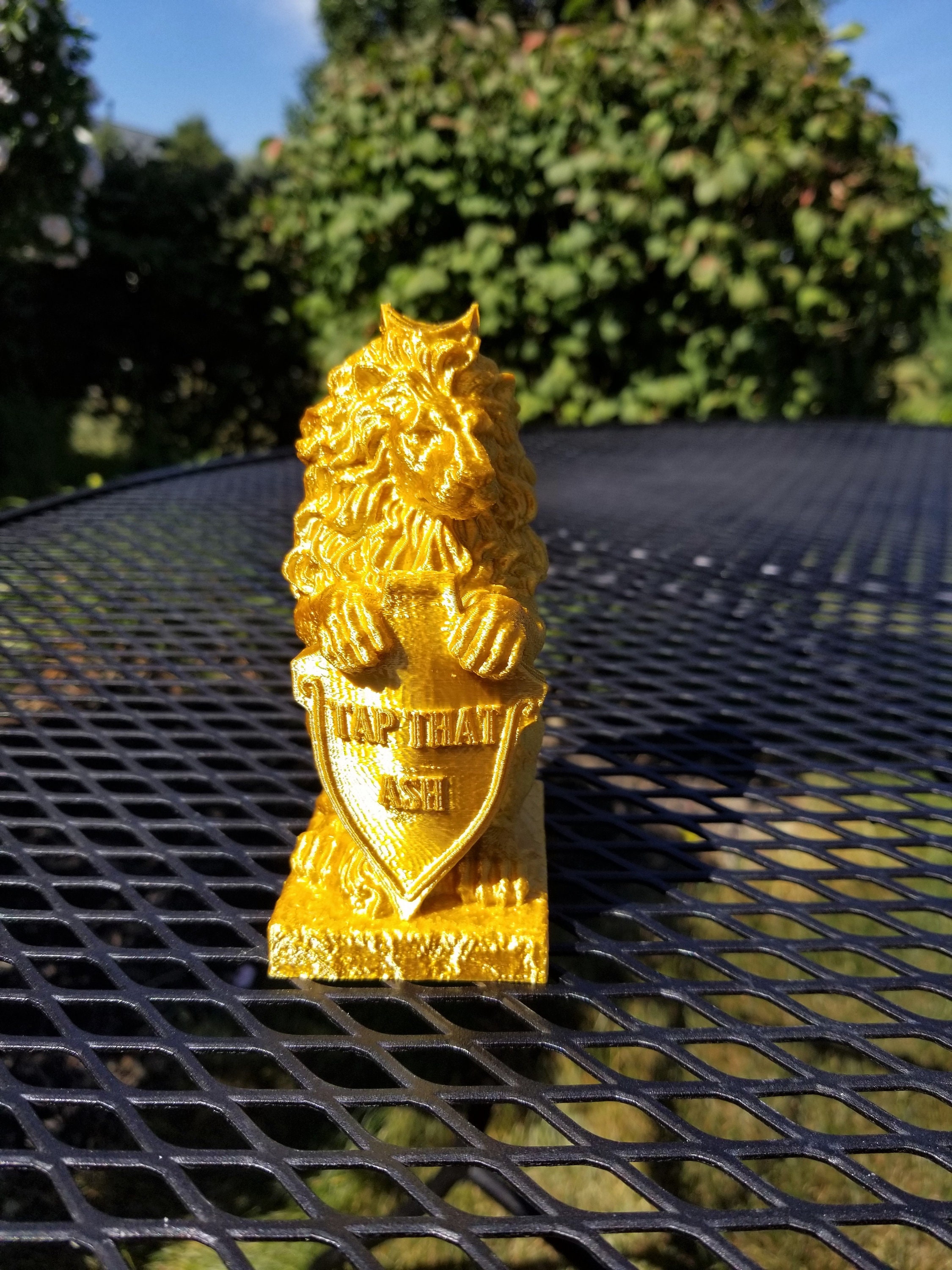 Customized Golden Lion Cigar Stand | Etsy