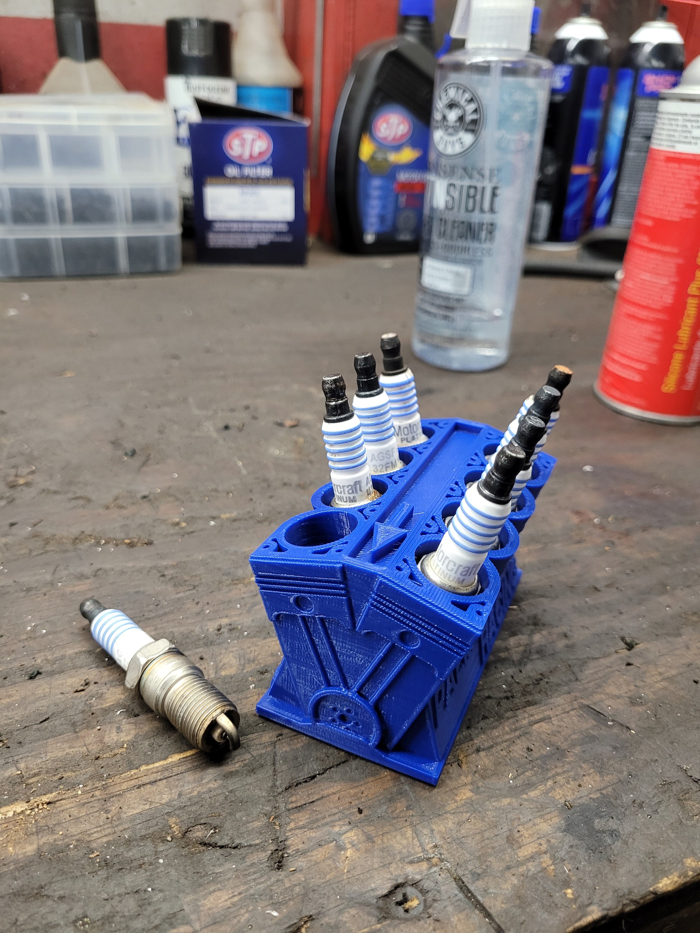 Spark Plug Holder - Personalized - Etsy