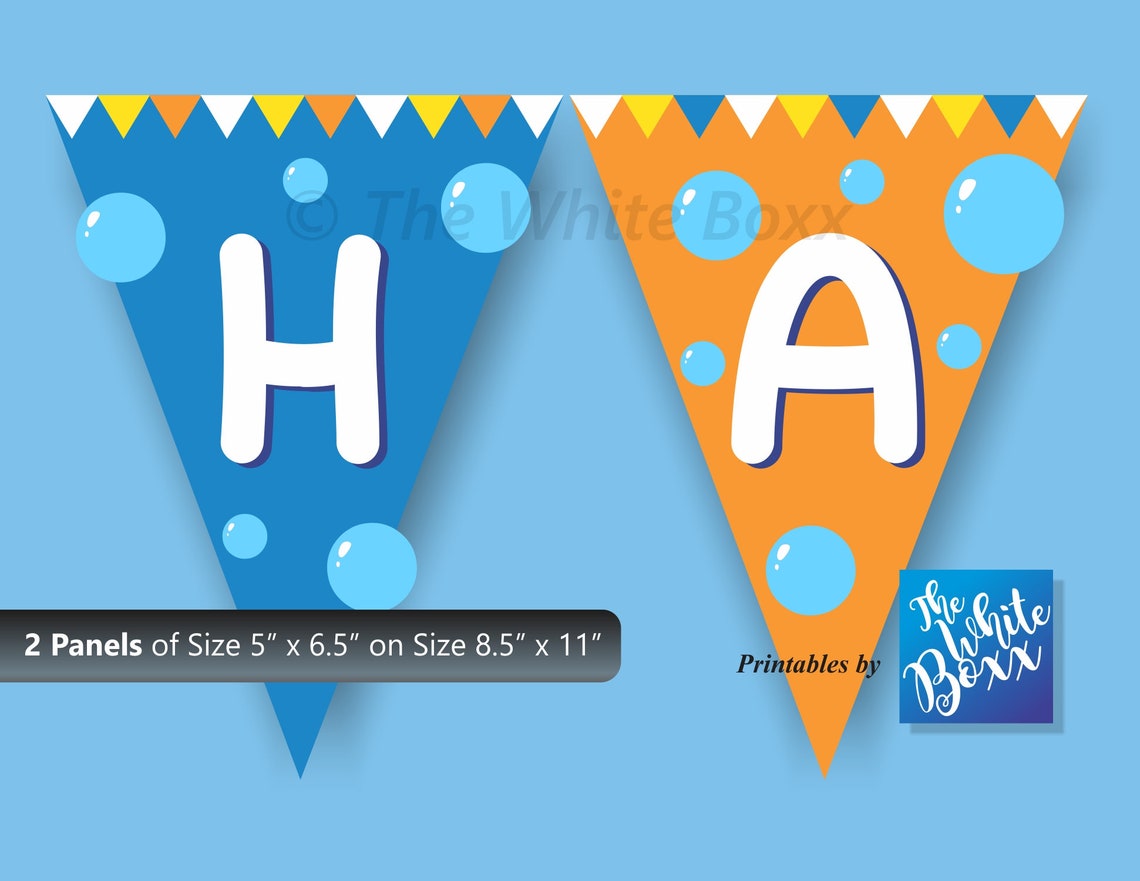Rubber Duck Birthday Bunting / Garland / Birthday Decor for - Etsy