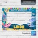 Baby Shark Photo Booth Frame, Birthday Props, Birthday Signs, Birthday ...