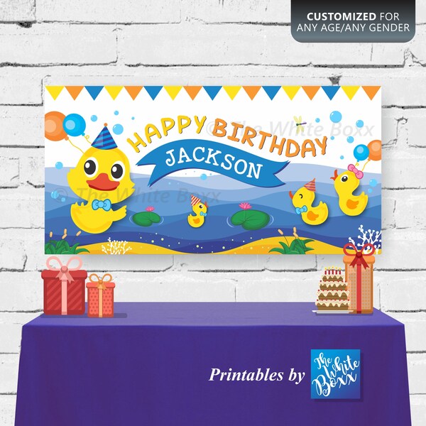 Rubber Duck Banner - Etsy