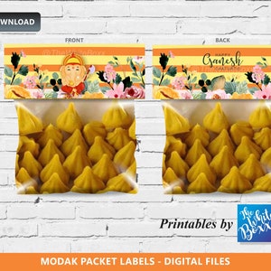 Ganesha Festival Backdrop / Ganpati Banner With Modak Packet - Etsy