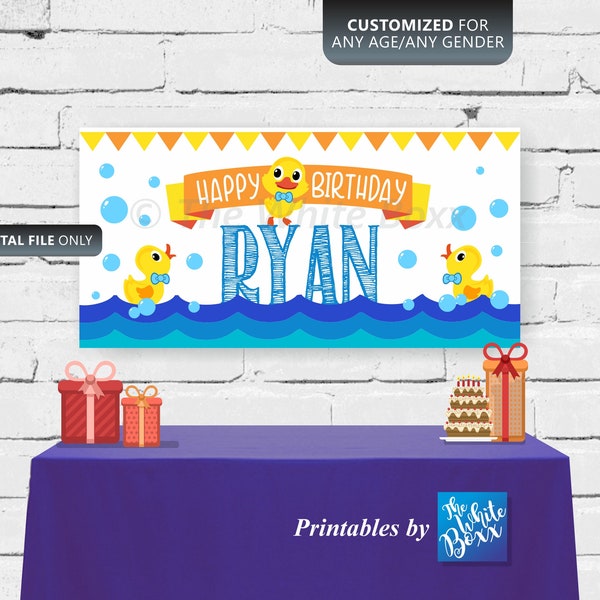 Rubber Duck Banner - Etsy