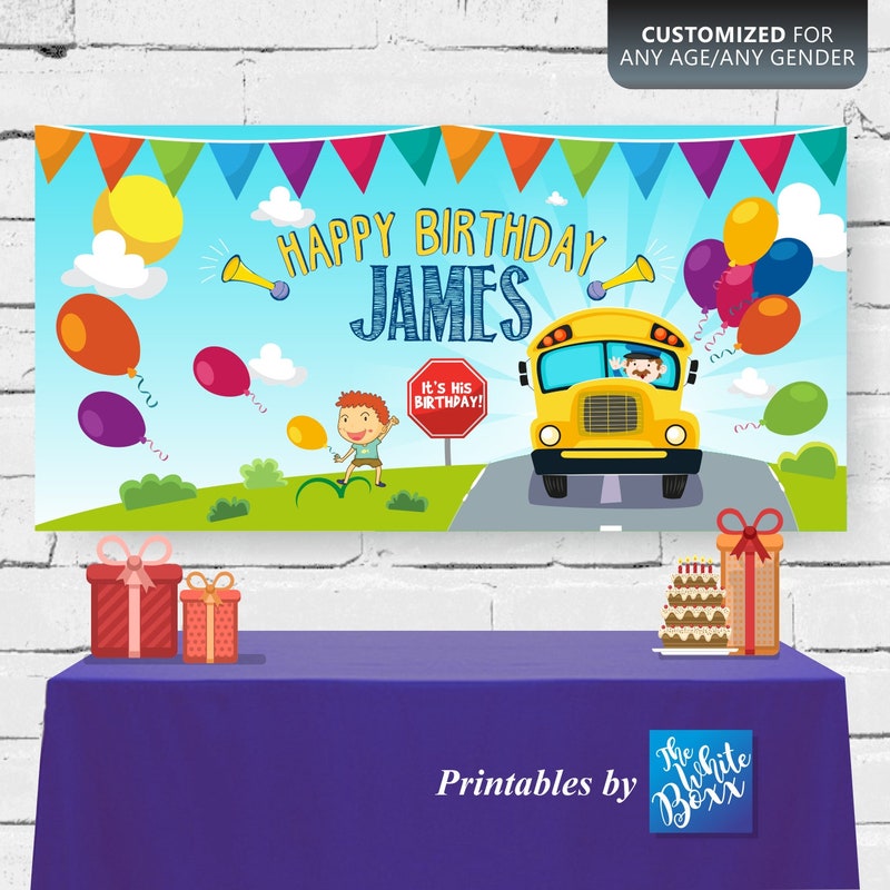 School Banner - Etsy