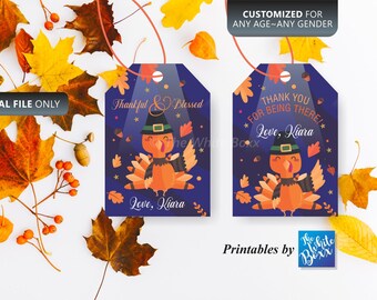 Thanksgiving Sticker, Thanksgiving Favor Tags, Happy Thanksgiving ...