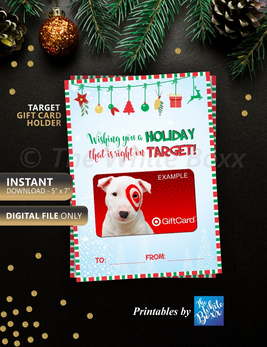 Christmas Gift Card Holder Target Gift Card Holder Teacher - Etsy