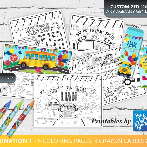 Wheel on the Bus Theme - Etsy