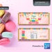 French Macaron Party Candy Bar Labels / Macaroon Sweet Dessert - Etsy