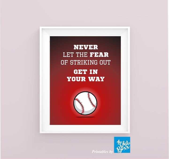 Sports Poster Inspirational Quotes Football / Basketball / | Etsy