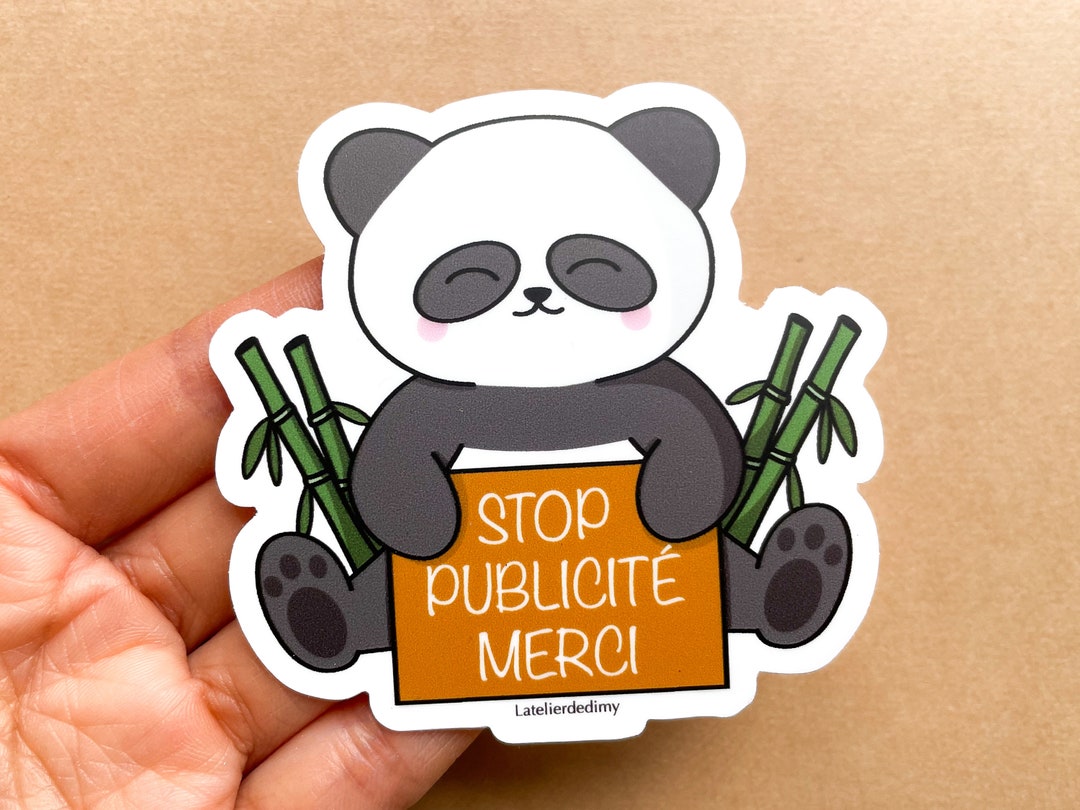 Cute STOP PUB Sticker for Mailboxes Stop Advertising Sticker - Etsy
