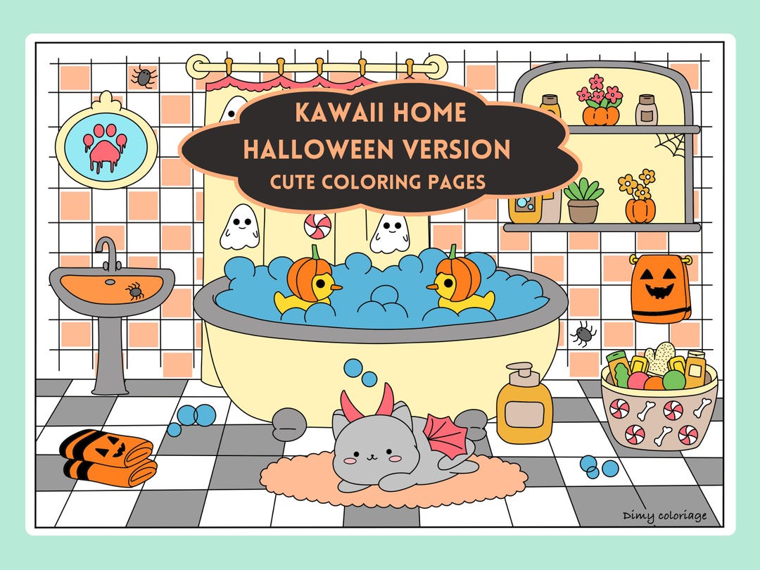 Printable Halloween Coloring Pages for Adults and Children, Cozy ...