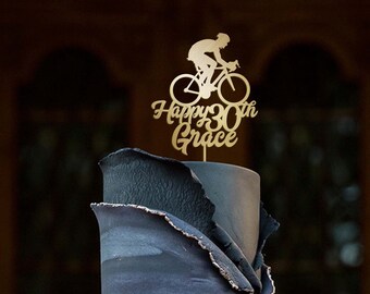 Personalised Bike Topper Bicycle Birthday Cake Topper Bike - Etsy UK