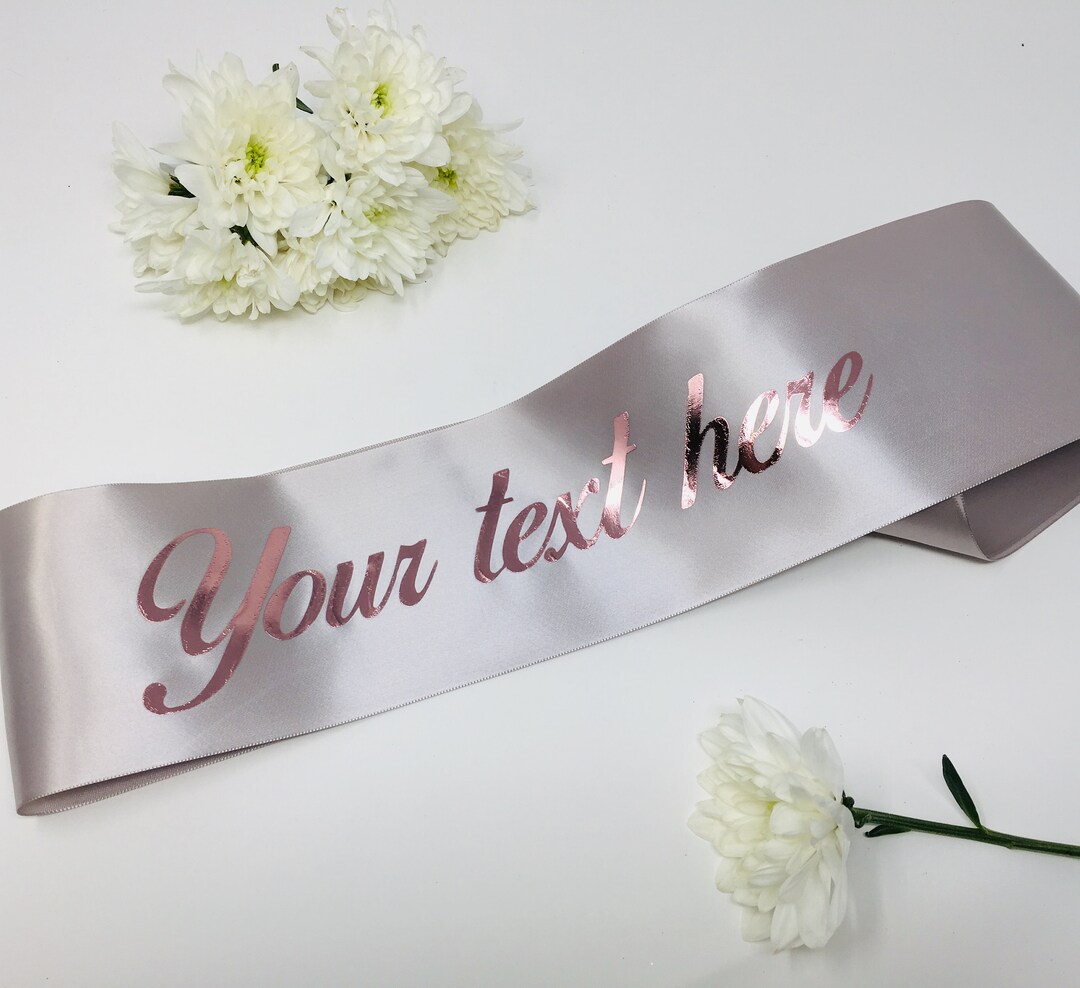 Custom Sash / Custom Bachelorette Sash / Custom Birthday Sash / Custom ...