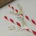 Reindeer Christmas Straw. 10 Pieces. Christmas Decoration. Red - Etsy