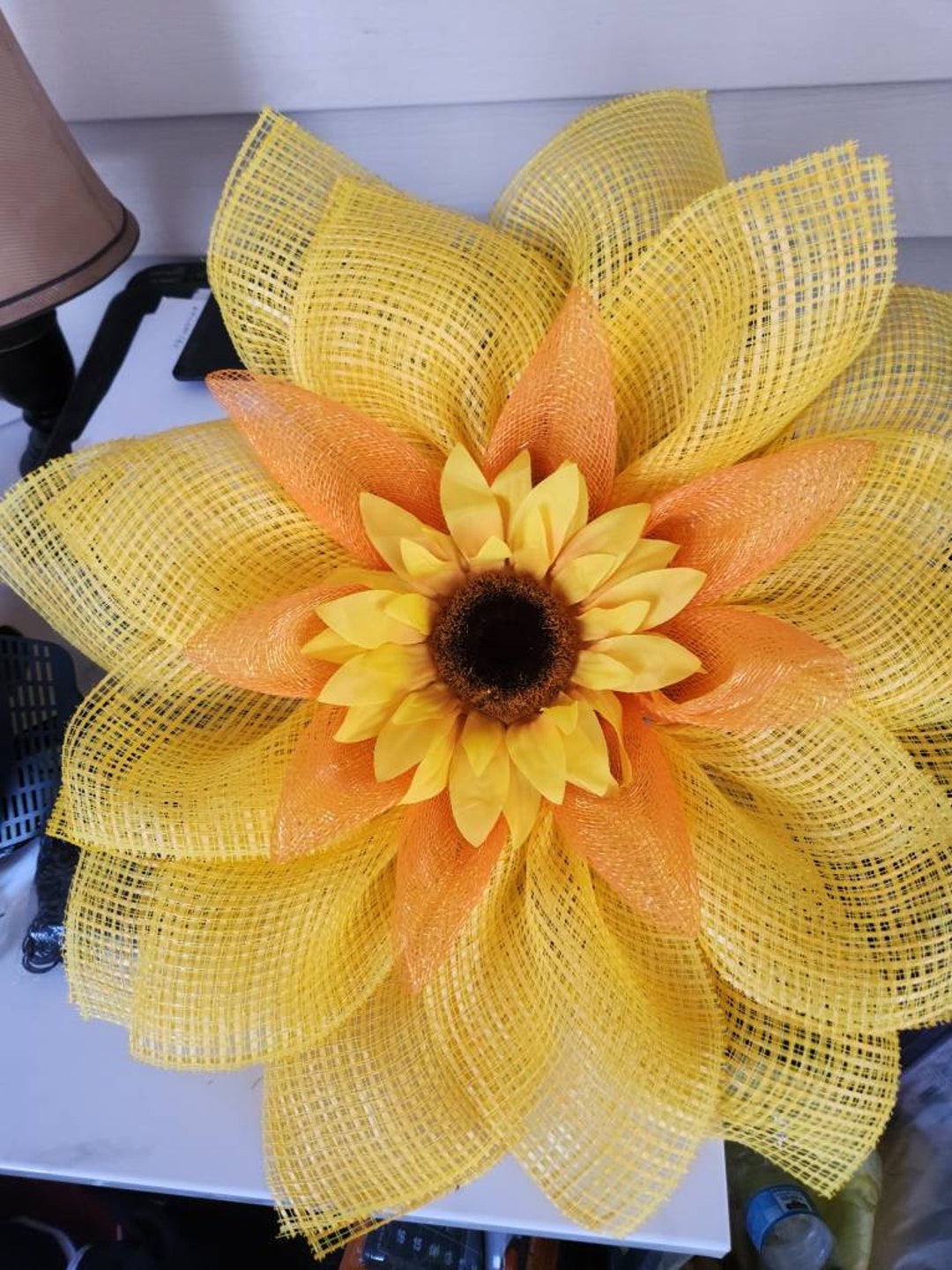 Sun Flower Wreath - Etsy