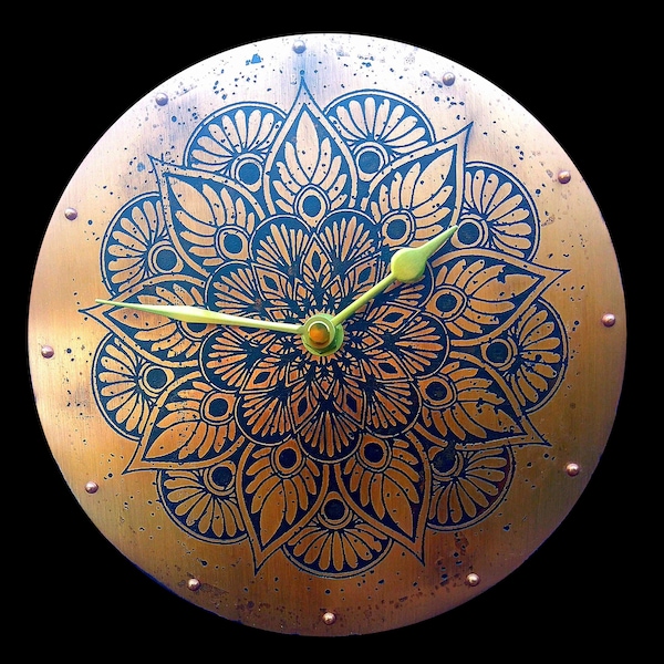 Copper Clock - Etsy